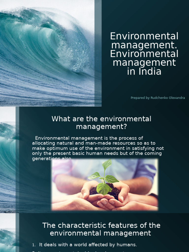 Environmental Management in India Explained | PDF | Career & Growth