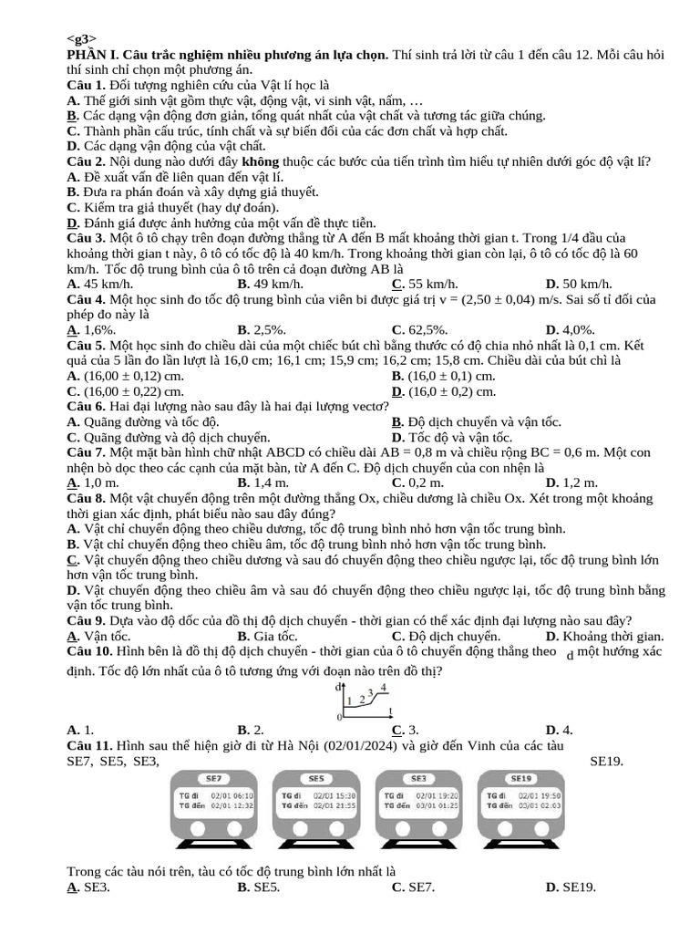 2025 - de Vat Ly Tham Khao YM | PDF