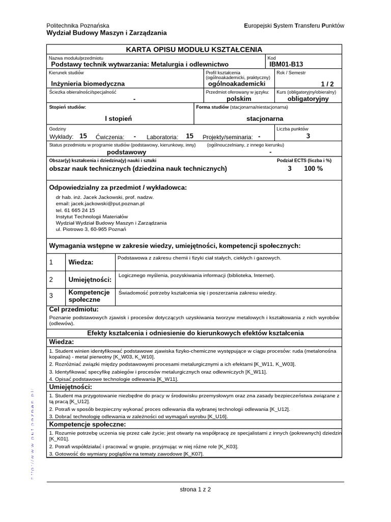 B13-Metalurgia I Odlewnictwo | PDF