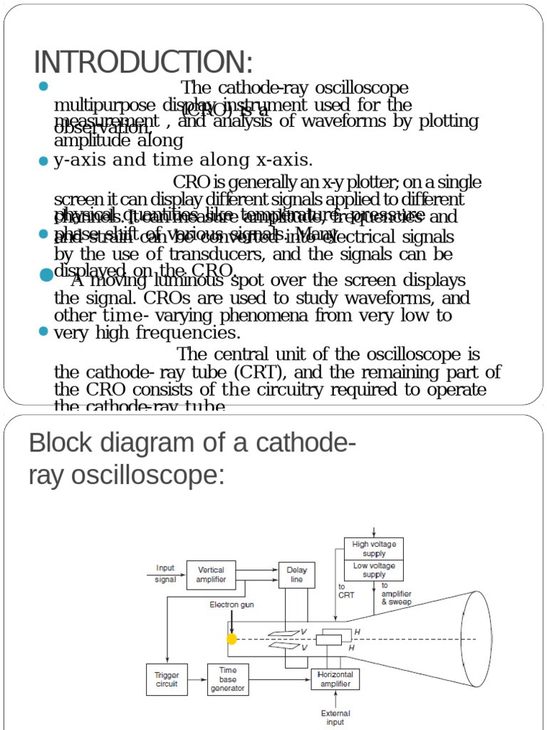 CRO Final | PDF | Vacuum Tube | Amplifier
