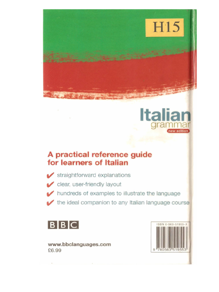 BBC Italian Grammar | PDF