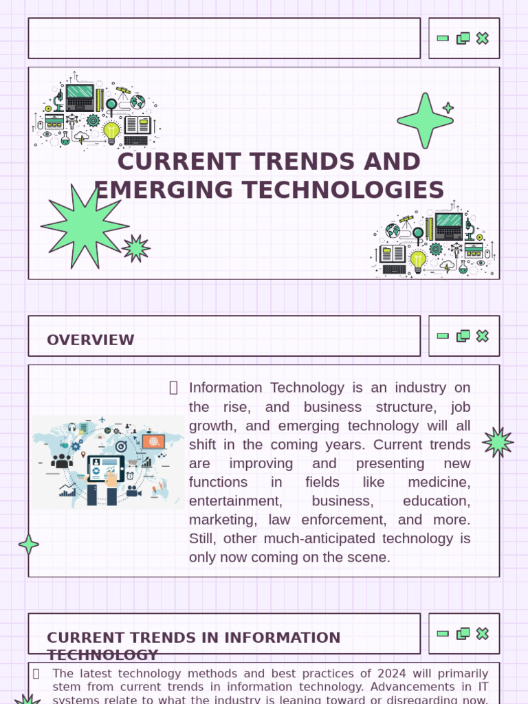Week 7 - Current Trends and Emerging Technologies | PDF | Augmented ...