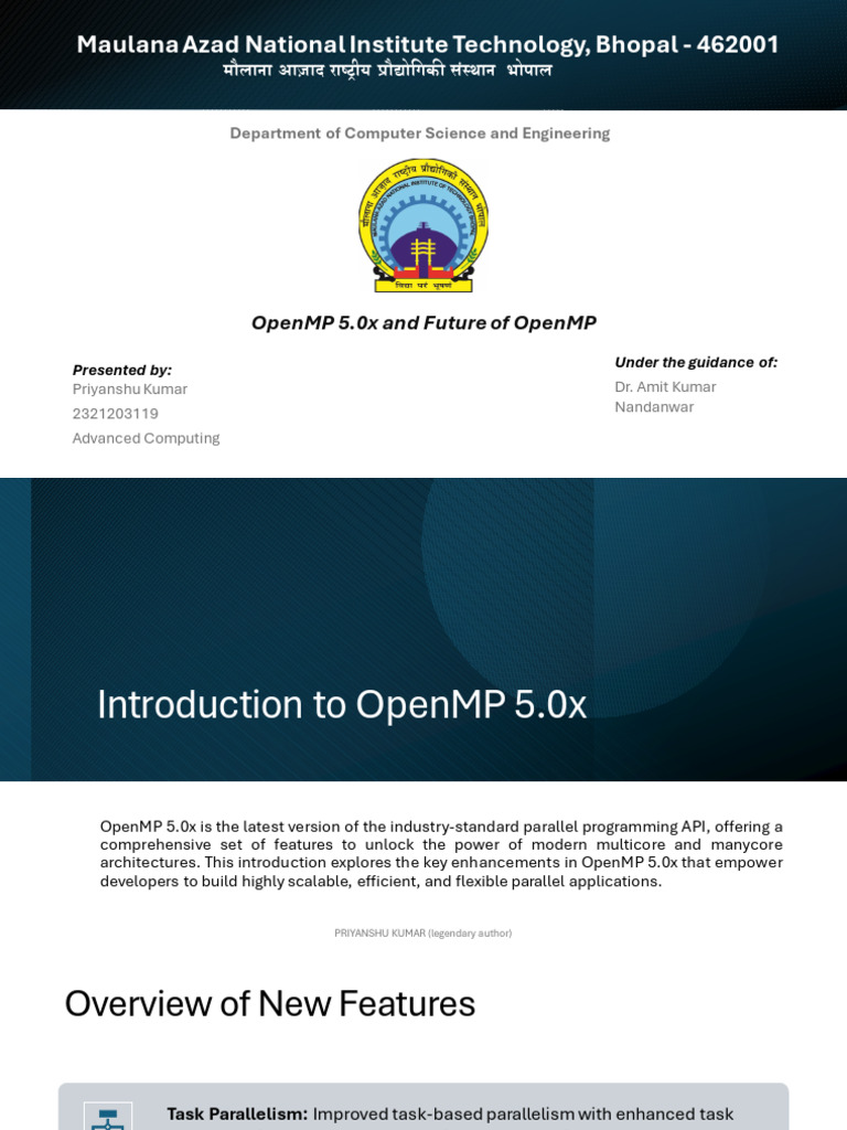 OpenMP 5.0x & Future Aspects | PDF | Parallel Computing | Graphics Processing Unit