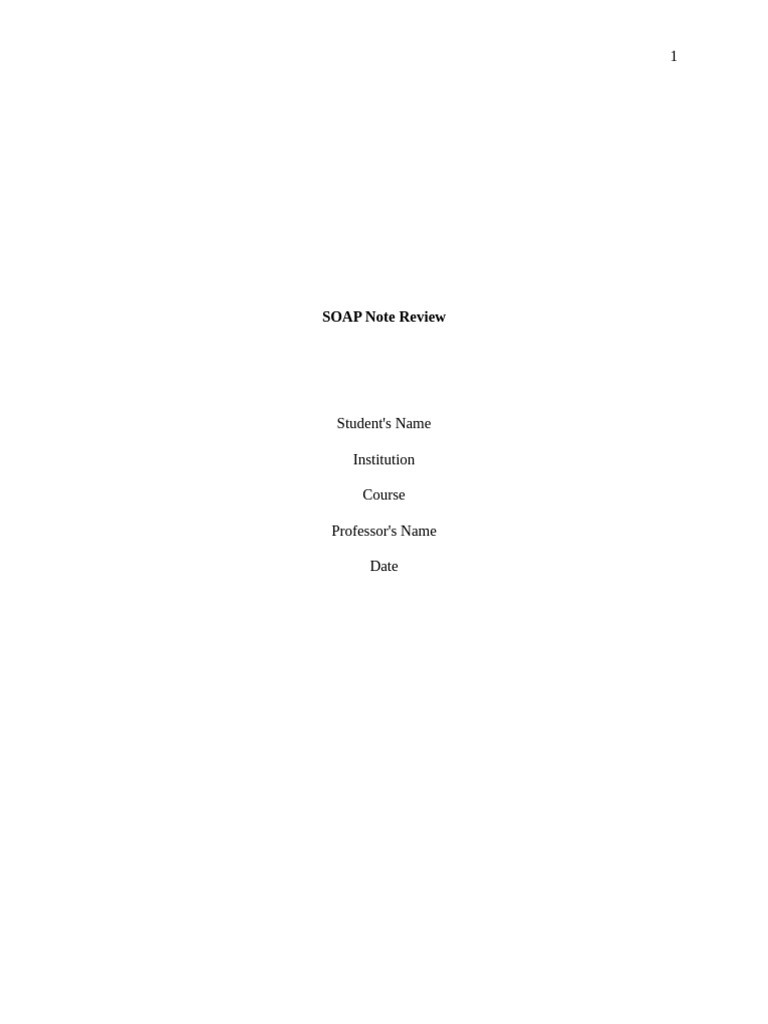 SOAP Note Review | PDF | Chronic Kidney Disease | Myocardial Infarction