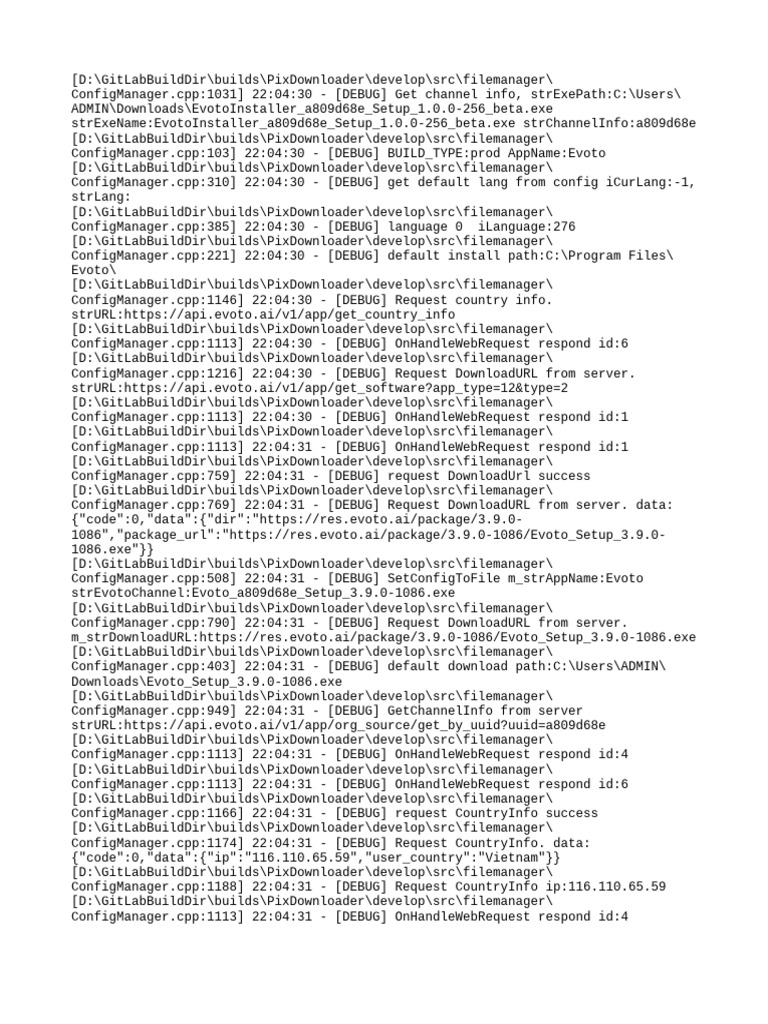 Log | PDF | Operating System Technology | Computing Platforms