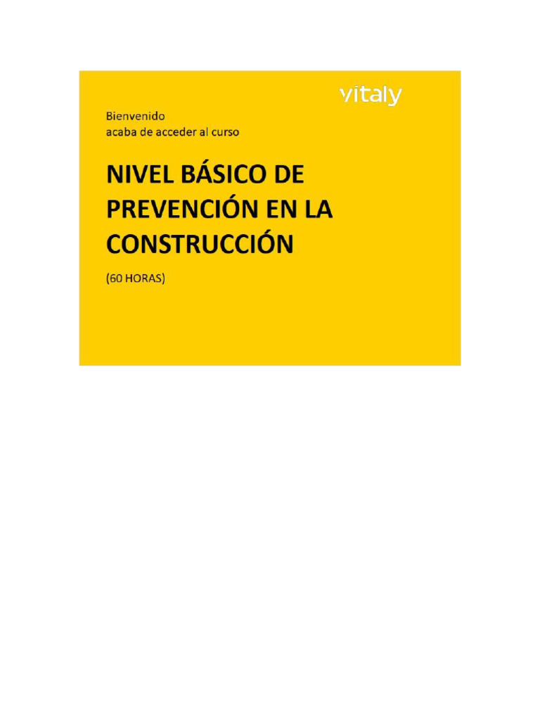 Manual Nivel Básico Construcción. Módulo A | PDF