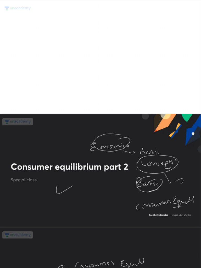 Consumer Equilibrium Part 2 | PDF