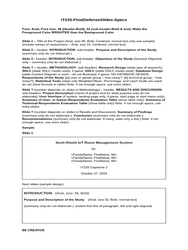 IT225 PPTX Final Defense DesignTopics | PDF | Computing