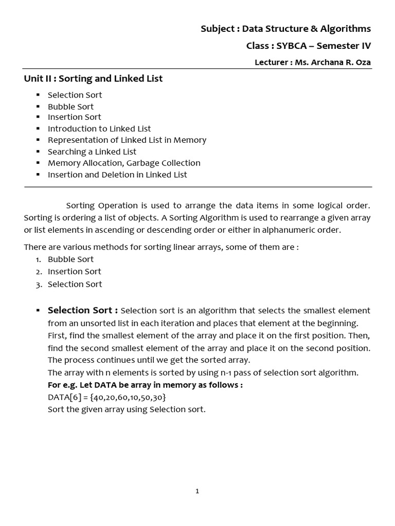 DSA Chap 2 PDF | PDF | Computer Programming | Algorithms