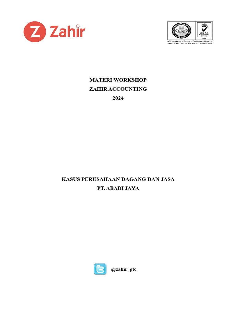 Zahir Online PT. Abadi Jaya | PDF | Bisnis