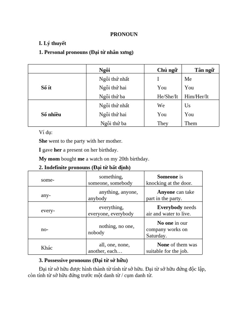 PRONOUN | PDF