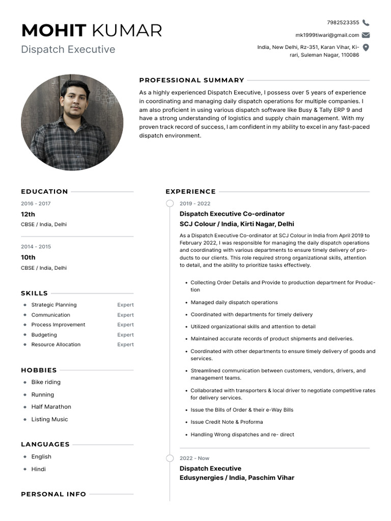 My resume | PDF | Pro Forma | Business