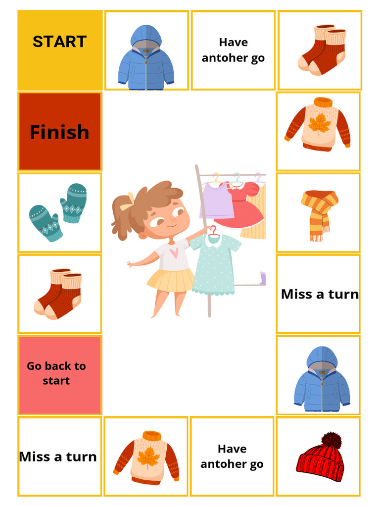 English Free Time Activities Board Game Worksheet Colorful in Fun Style ...