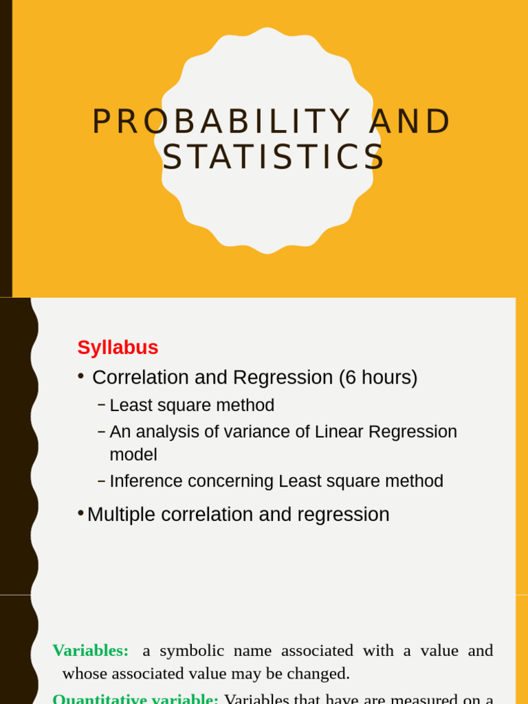 Correlation and Regression Analysis | PDF | Linear Regression | Scatter Plot