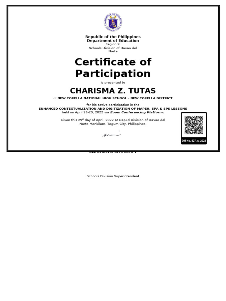 CHARISMA Z. TUTAS ENHANCED CONTEXTUALIZATION AND DIGITIZATION OF MAPEH ...