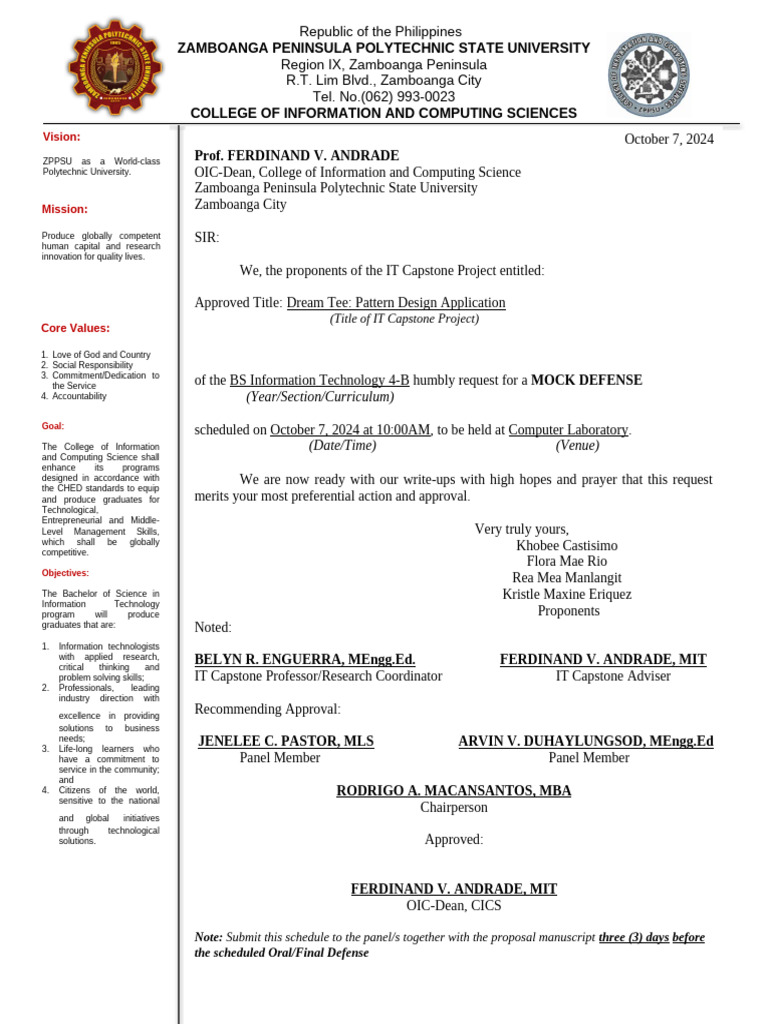 Mock Defene Letter Diwow | PDF | Art | Computers