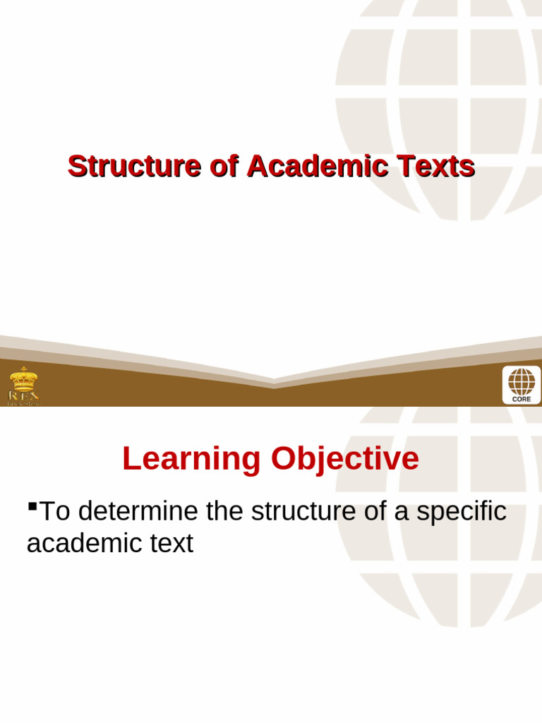 1 Structure of Academic Texts | PDF | Causality | Thought