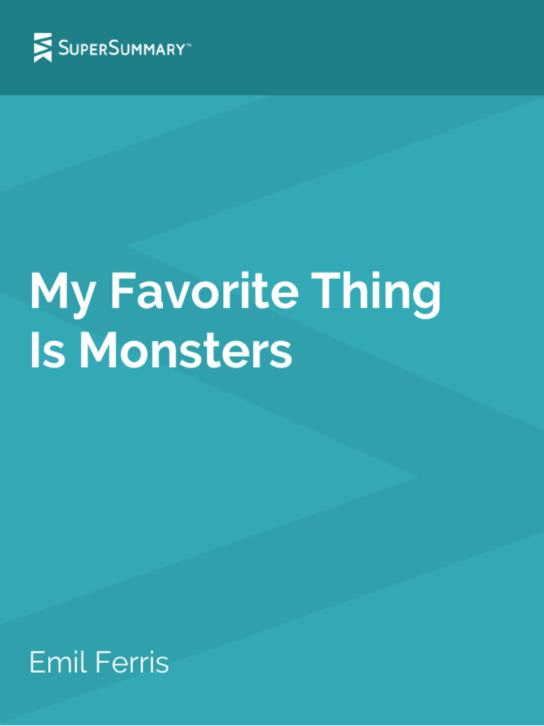 My Favorite Thing Is Monsters - Summary Study Guide - 1 | PDF