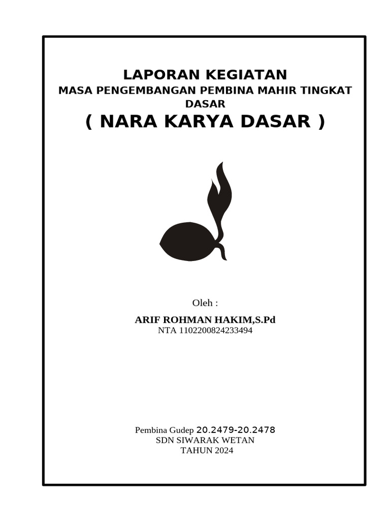 Laporan Kegiatan Narakarya | PDF