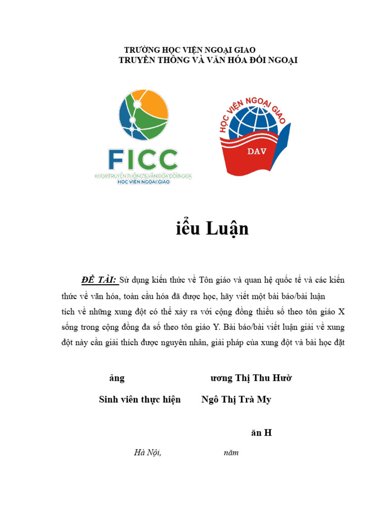 Tgqhqt-clc2. Ngô Thị Trà My Mssv Ttqt48c11471 | PDF