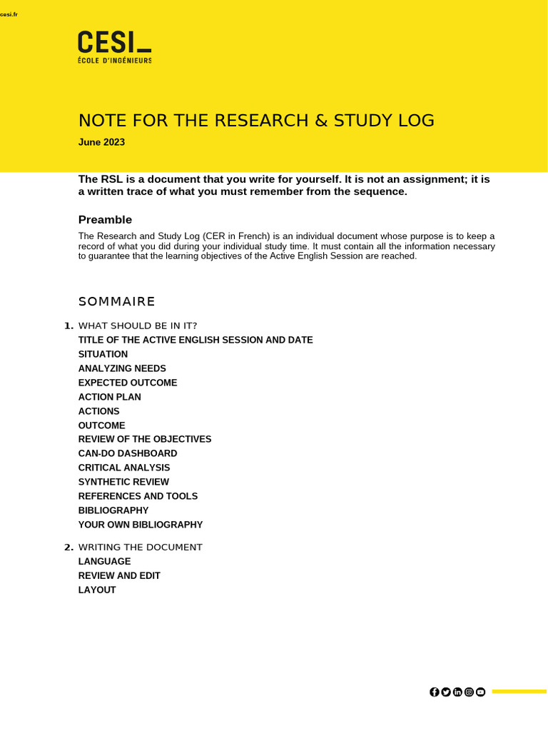 Note On RSL | PDF | English Language | Linguistics