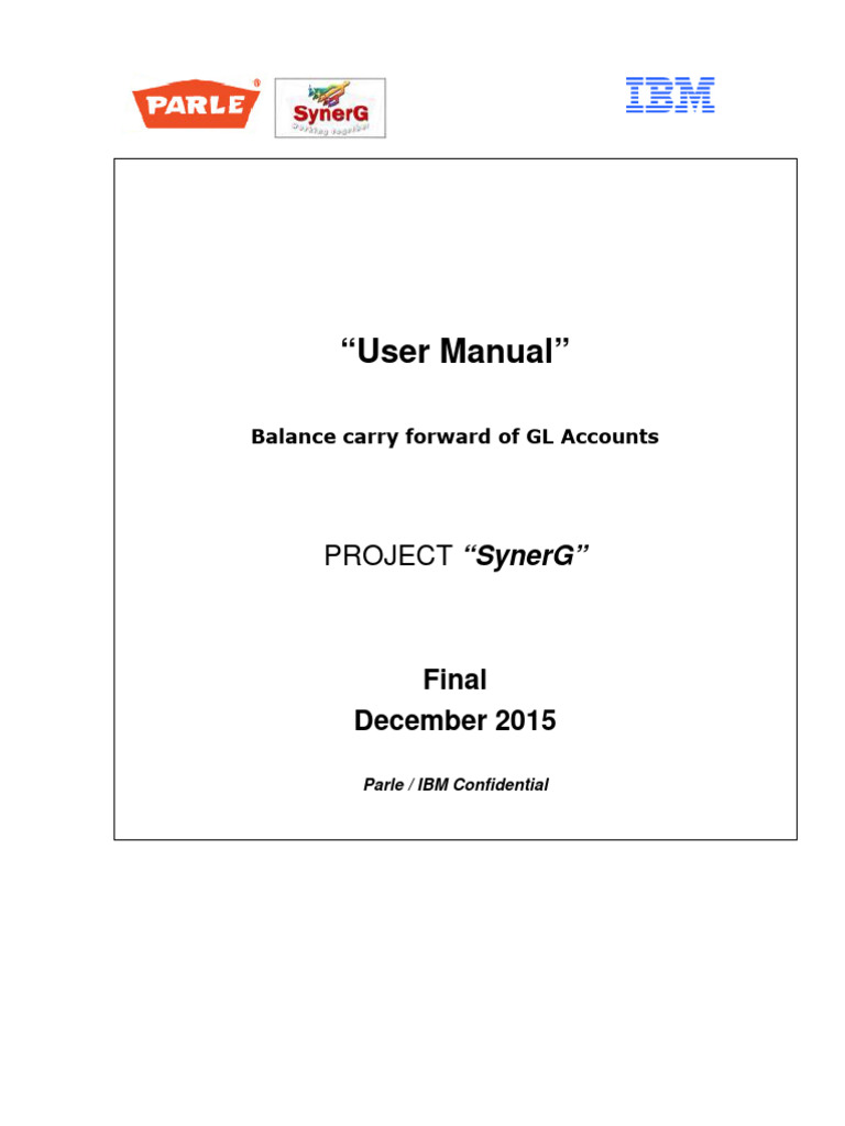FI16 - GL FAGLGVTR Balance Carry Forward of GL Accounts | PDF | Income ...