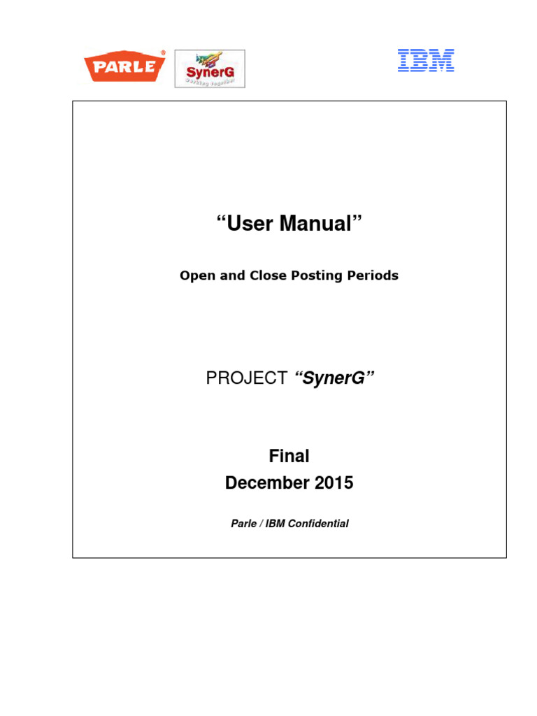 FI14 - GL FAGL - EHP4 - T001B - COFI or OB52 - Open and Close Posting Periods | PDF