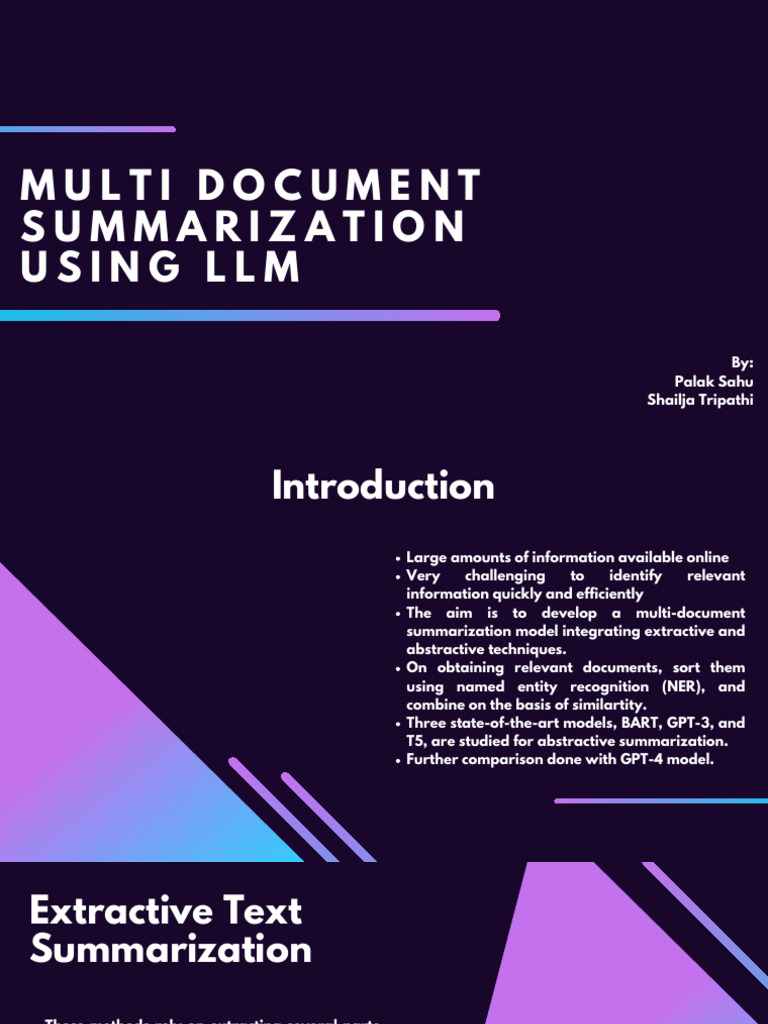 Multi-Document Summarization with LLMs | PDF | Applied Mathematics | Computational Neuroscience