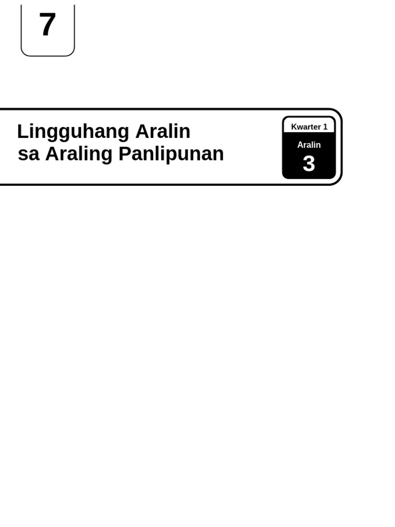 LE - Q1 - AP7 - Lesson 2 Week 3 | PDF