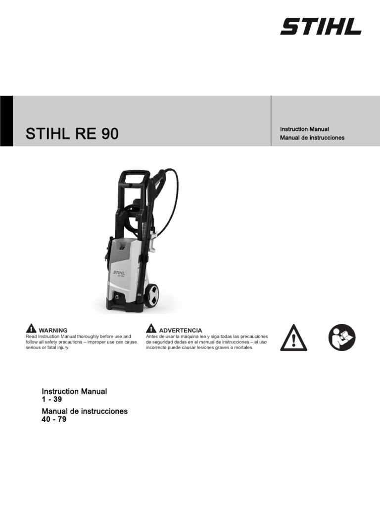 STIHL RE 90 Owners Instruction Manual | PDF | Manufactured Goods
