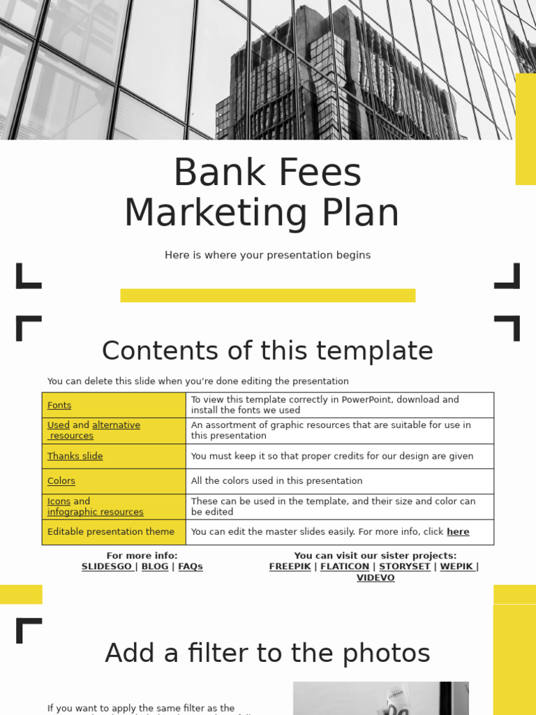 Bank Fees Marketing Plan by Slidesgo | PDF | Pricing | Planets