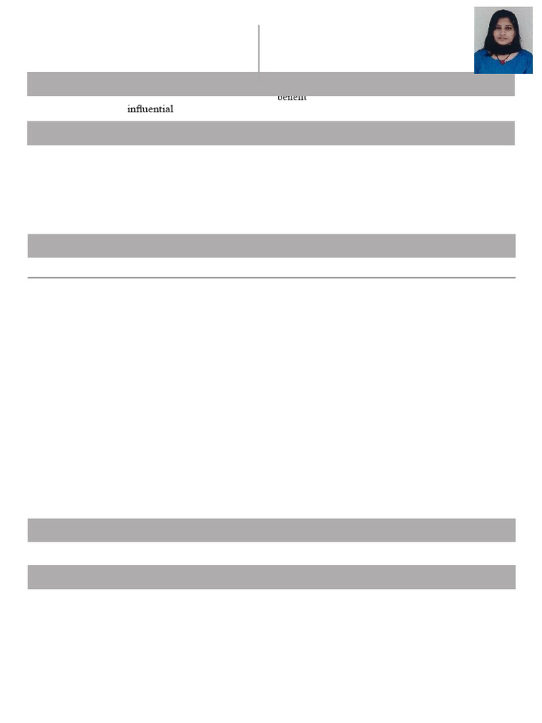 Resume MADHU Format2 | PDF