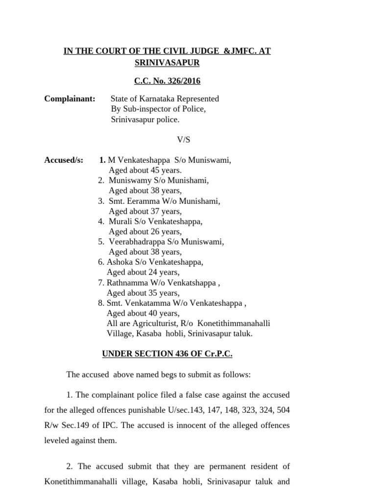 436 Bail Application 143, 147, 148,323, 324, 504, R-W 149 SPR | PDF ...