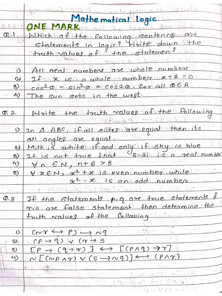 Logic And Lpp Practice Questions Pdf