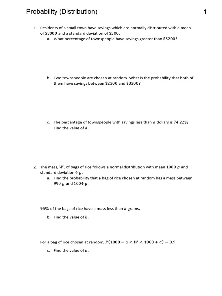 Probability__Distribution___1_ | PDF | Probability Theory | Descriptive Statistics