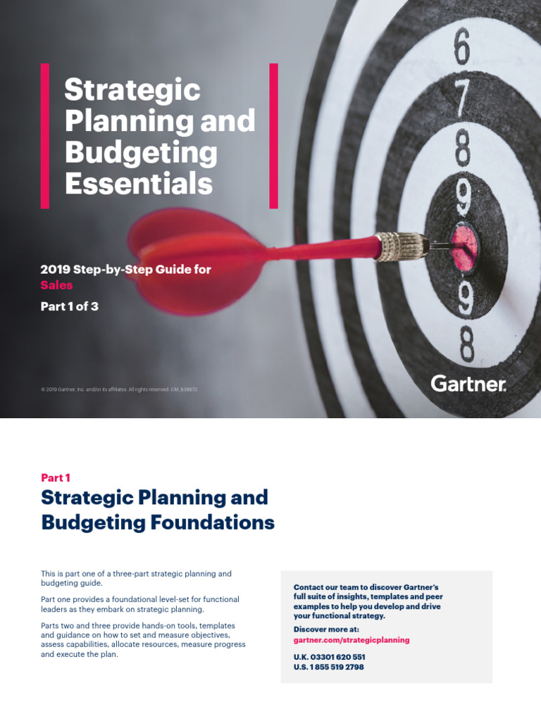 Strategic Planning Part 1 Sales | PDF | Strategic Planning | Strategic ...