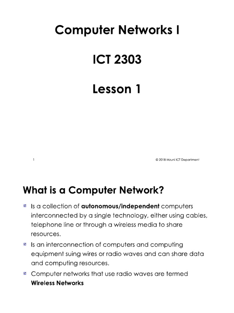 Computer Networks | PDF