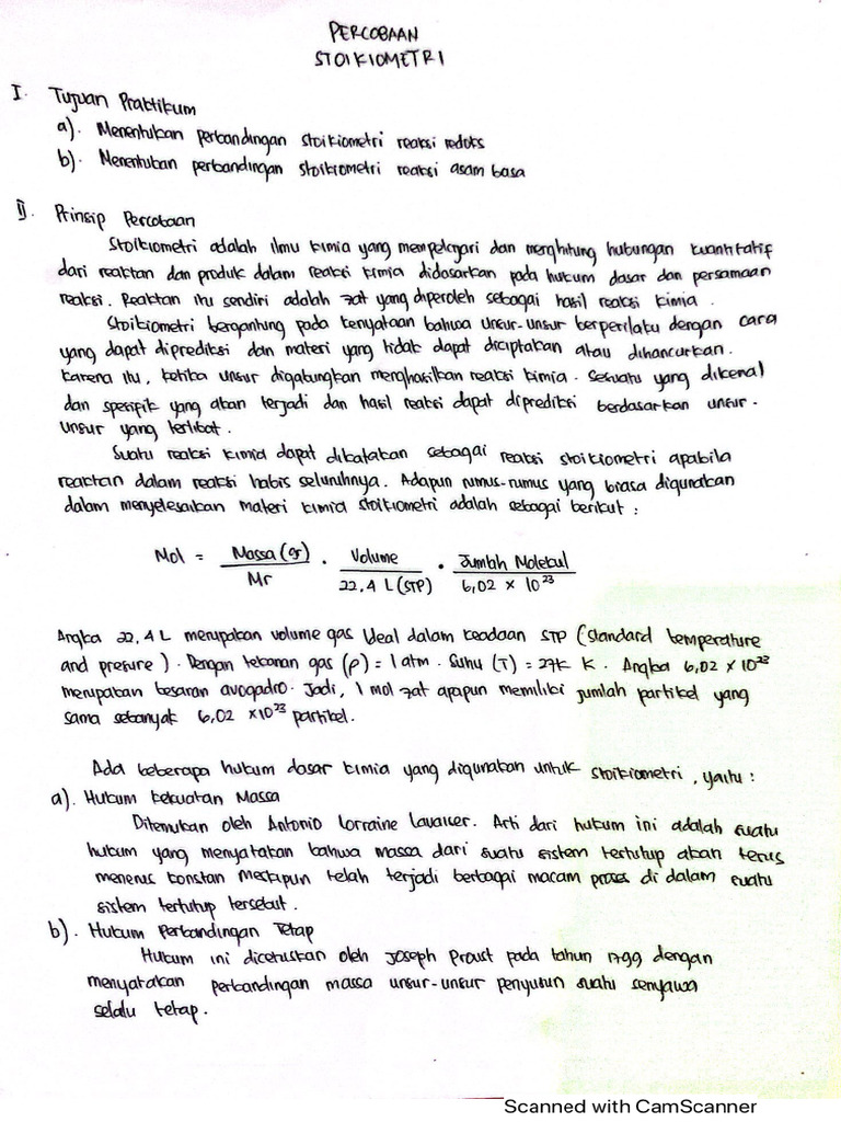 Makalah KIMIA Percobaan 1 | PDF