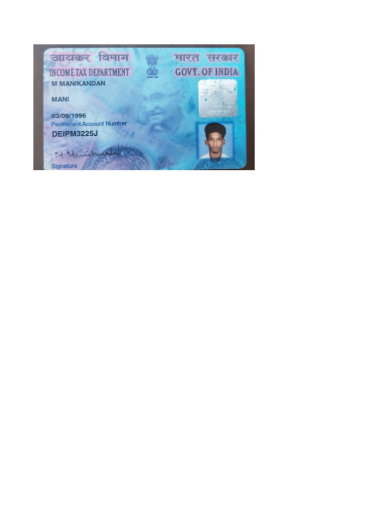 Pan Card | PDF