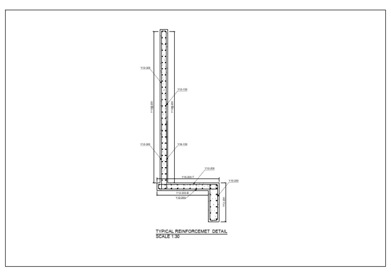 Retaining Wall-Reinforcement Details | PDF