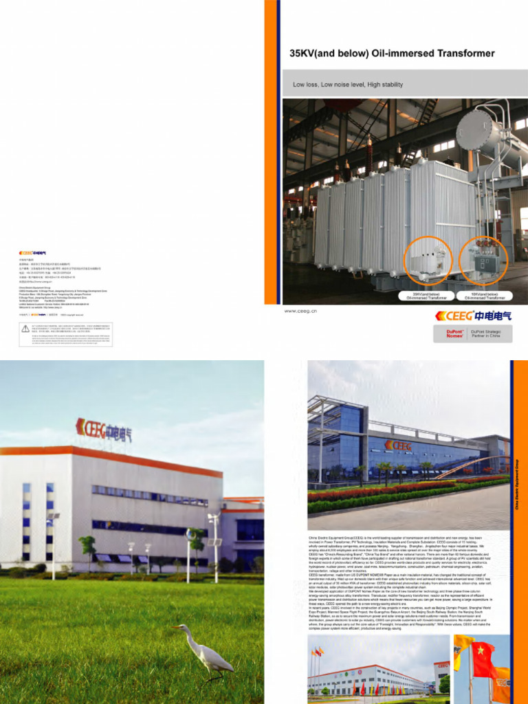 Compact CEEG Oil Oil Type Transformer Upto 35kV | PDF