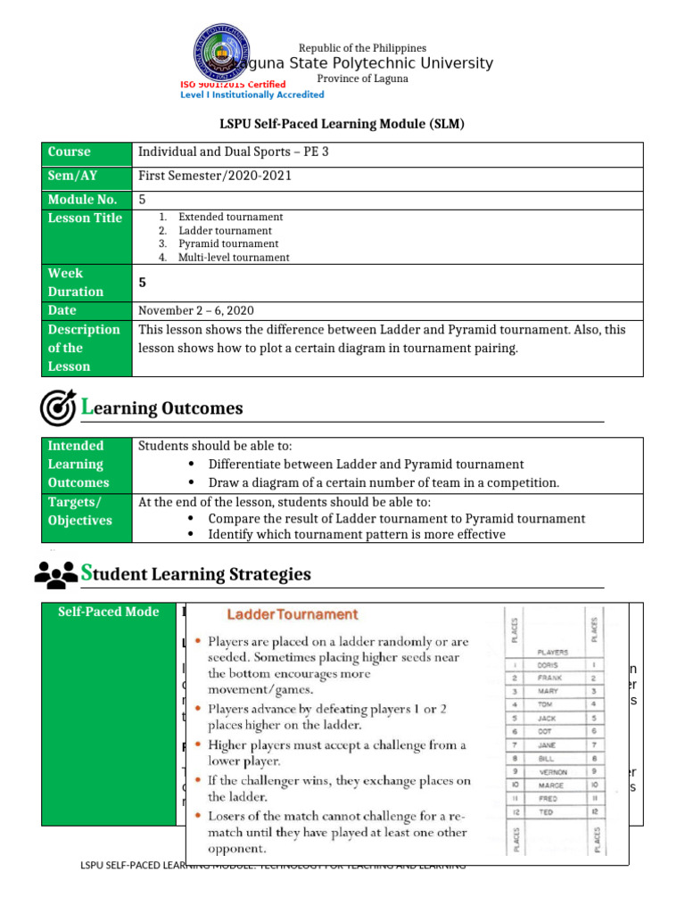 Understanding Tournament Formats in Sports | PDF | Tournament