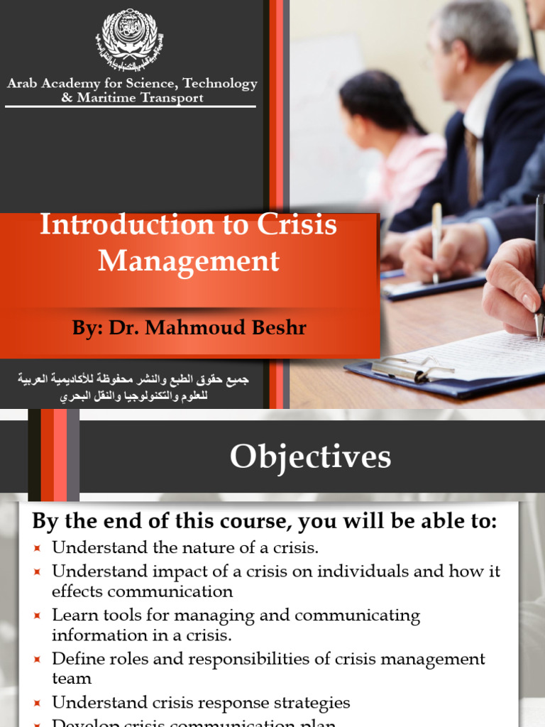 Crisis Management Fundamentals Guide | PDF | Crisis Management ...