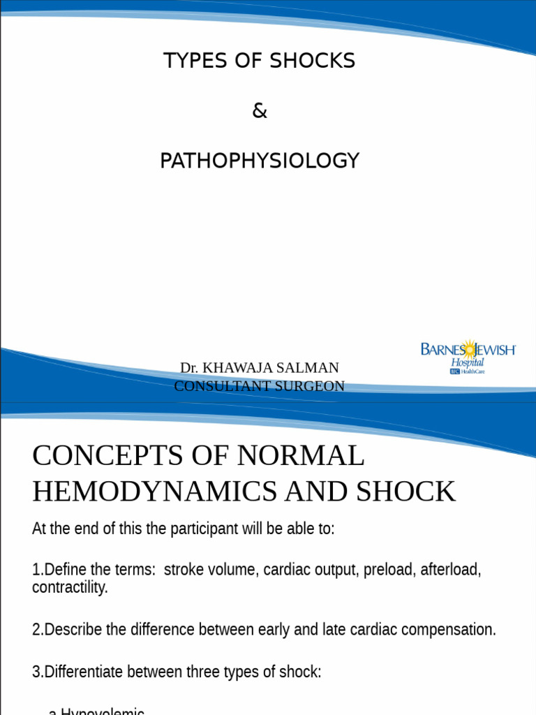 types of shock 2 | PDF | Shock (Circulatory) | Heart