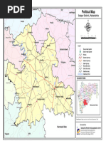 Political Map: Sangli District, Maharashtra | PDF | Fresh Water | Water ...