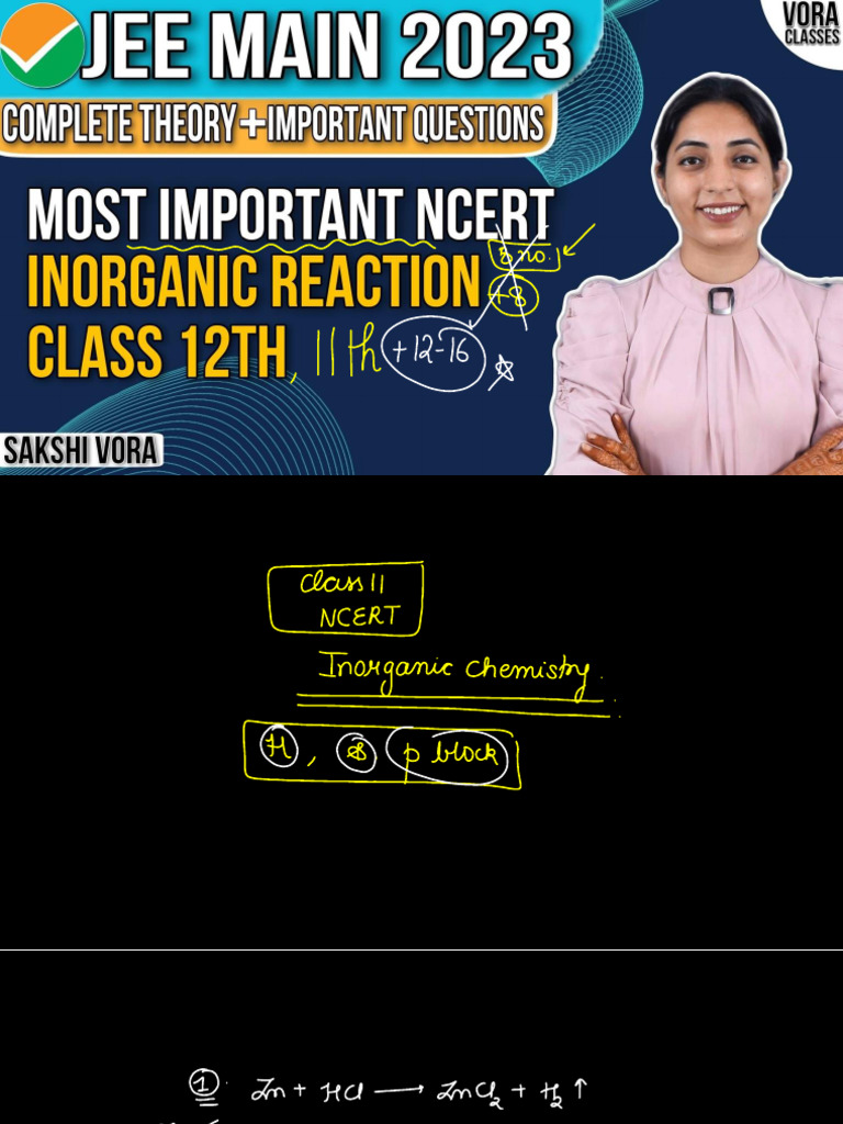 All Reactions of Inorganic Chemistry | PDF