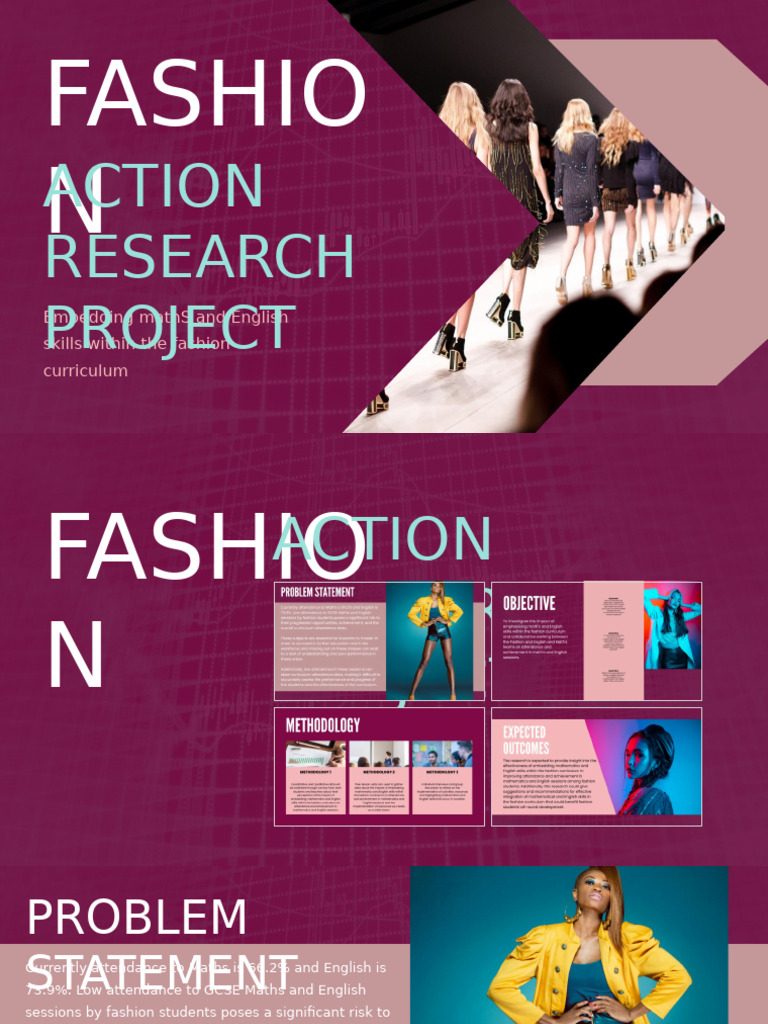 Fashion Project PowerPoint Zoom | PDF | Methodology | Curriculum