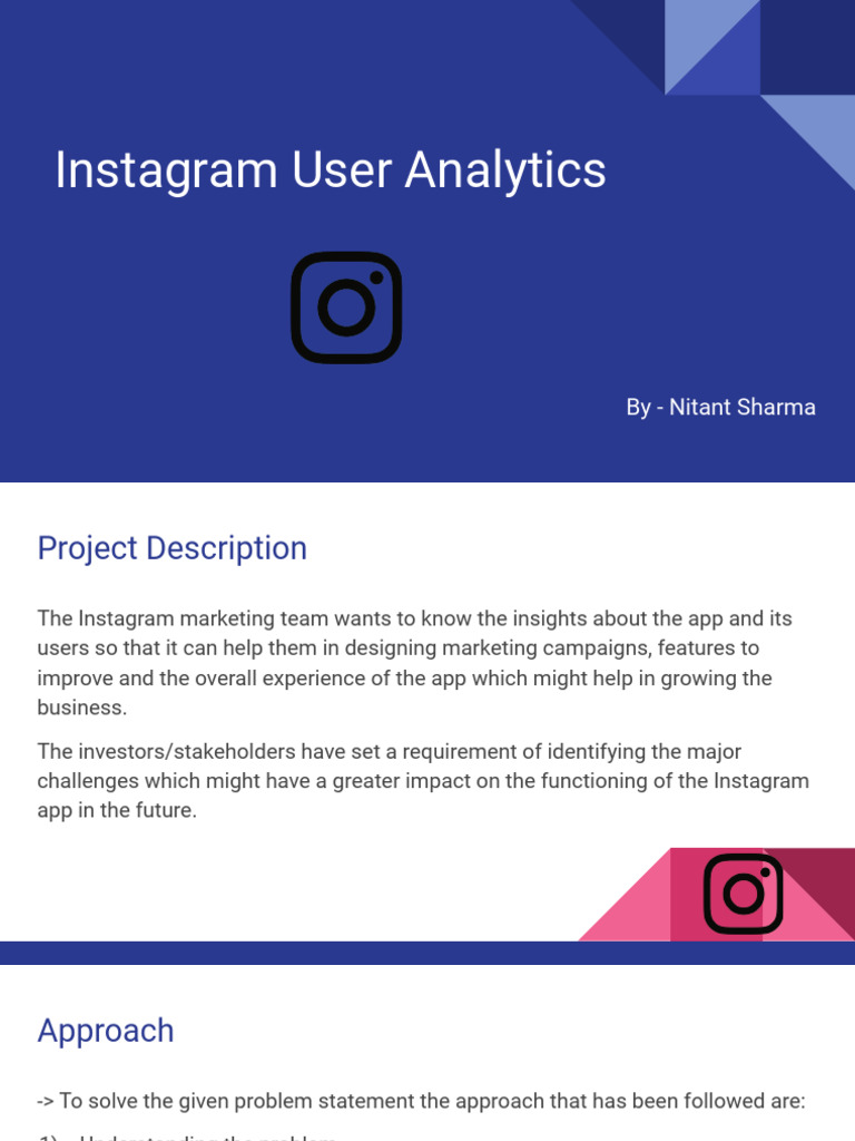 Instagram User Analytics - Project Labs | PDF | Databases | My Sql