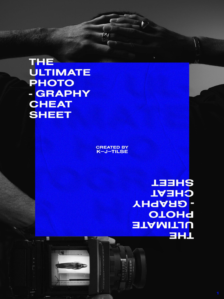 The Ultimate Photography Cheat Book | PDF | Shutter Speed | Film Speed