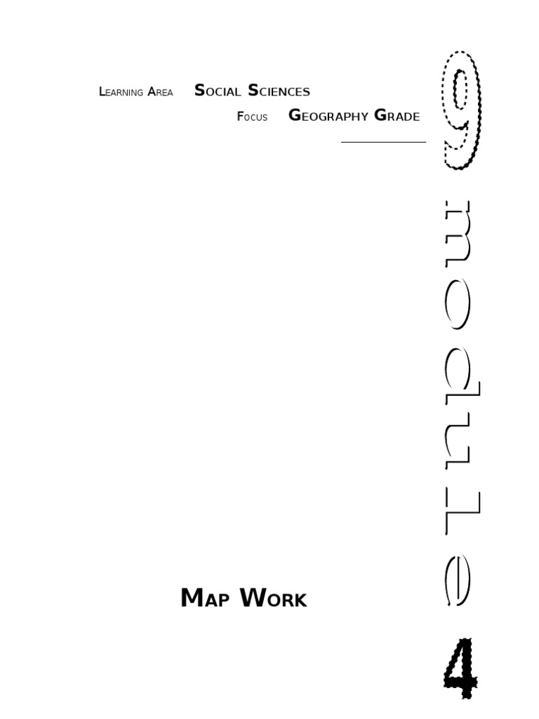 Geo Gr9 m4 MAP WORK | PDF | Educational Assessment | Map